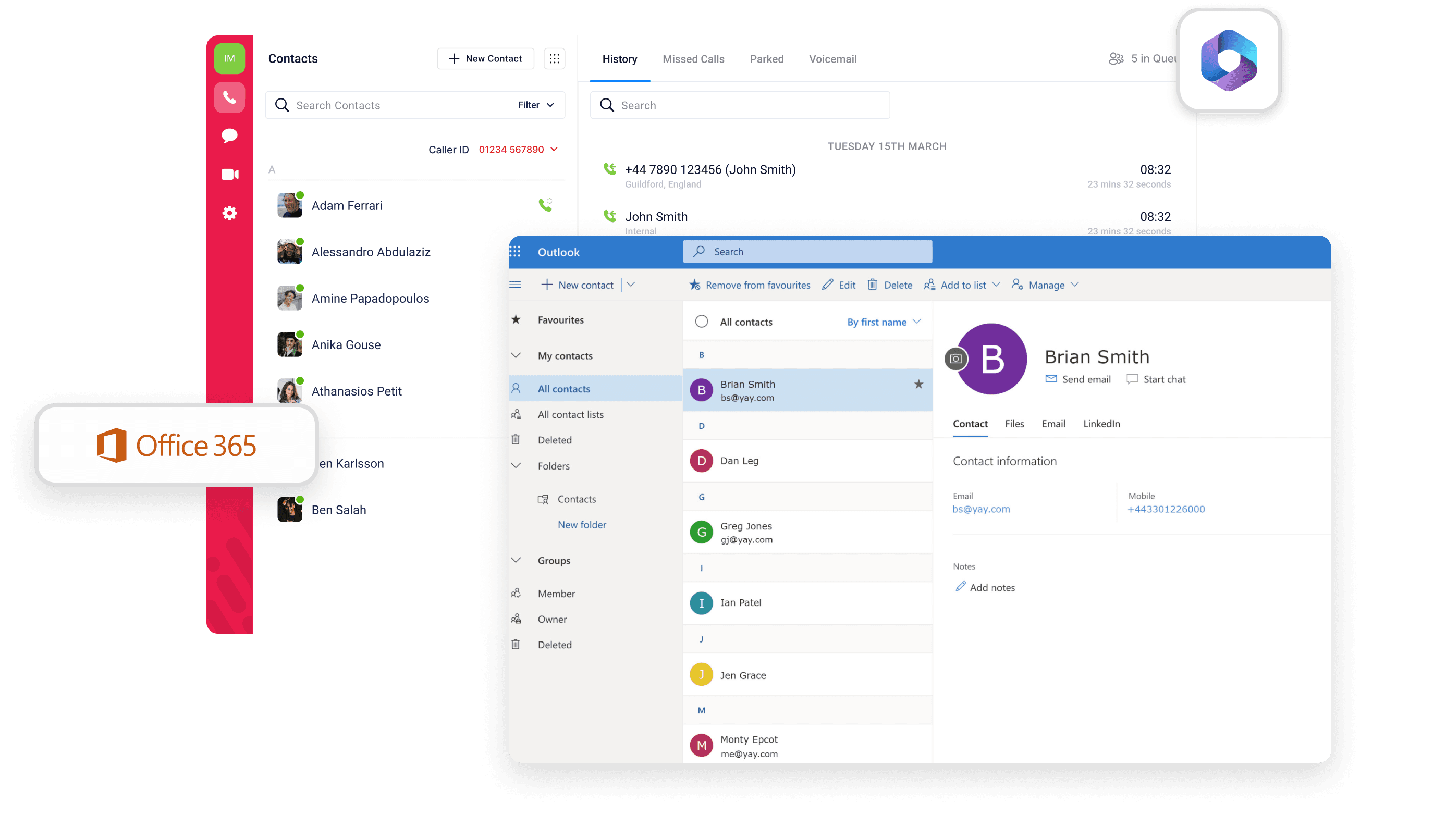Microsoft Office 365 cloud phone system integration | Yay.com